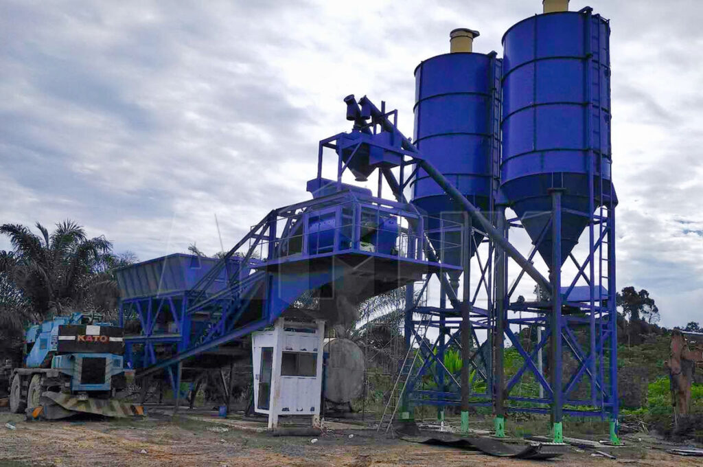 Aimix AJY60 Concrete Batching Plant In Malaysia - Aimix Group In Malaysia